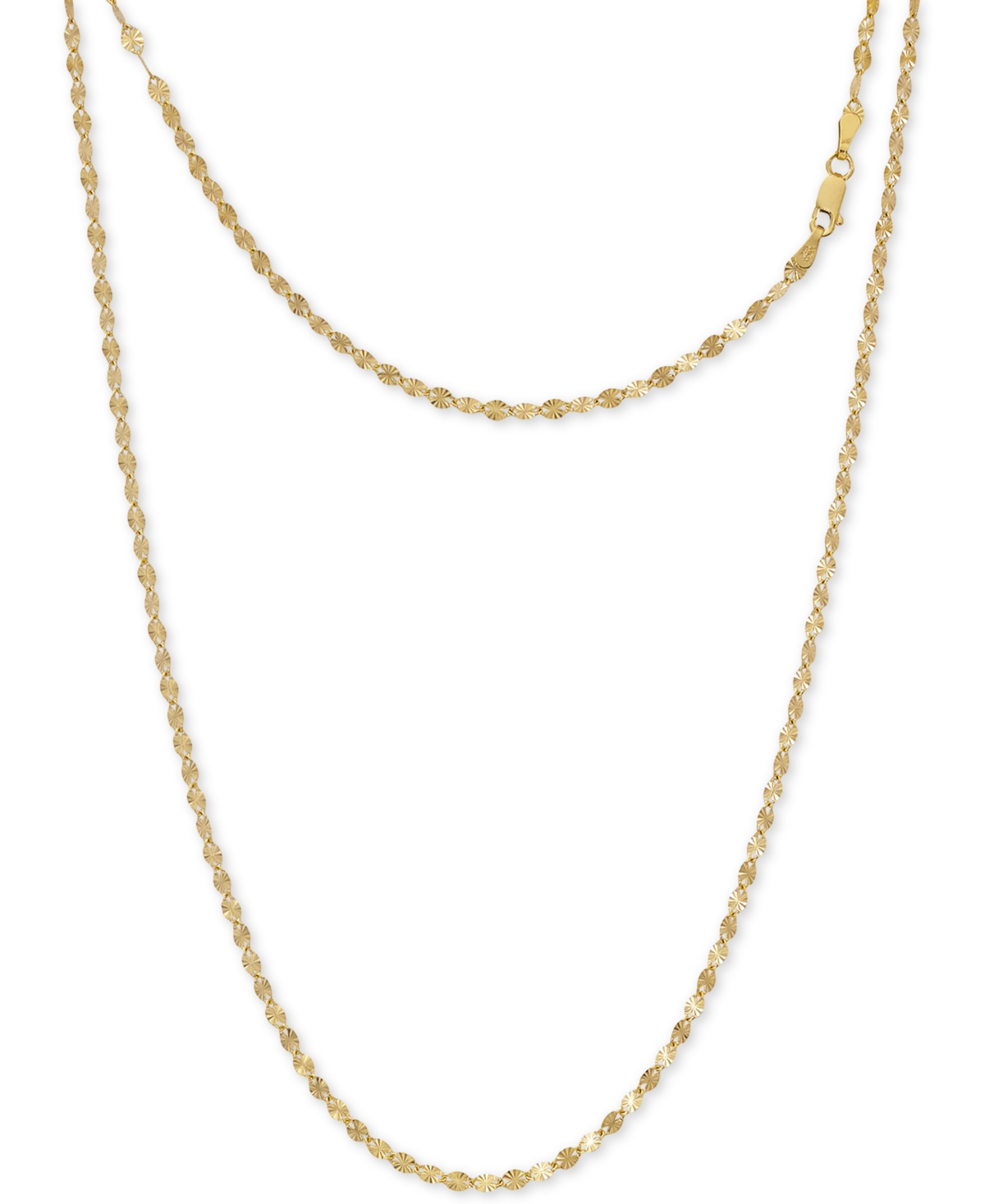Click here for Giani Bernini Disco Link 18 Chain Necklace in 24k... prices