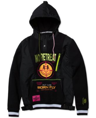 Born Fly Men's Slim-Fit No Retreat Hoodie - Macy's