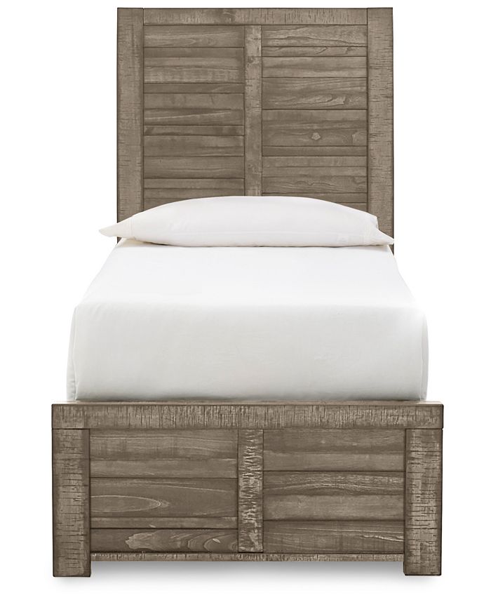 Furniture Ruff Hewn Twin Bed - Macy's