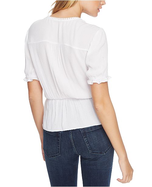 1.STATE V-Neck Peplum Top & Reviews - Tops - Women - Macy's
