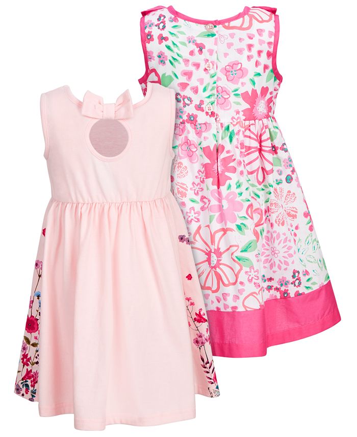 Blueberi Boulevard Toddler Girls 2-Pack Floral-Print Sundresses - Macy's