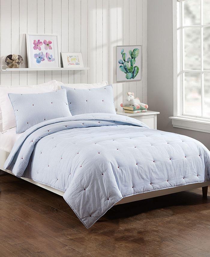 Jessica Simpson Growing Garden Full/Queen 3-Piece Quilt Set - Macy's