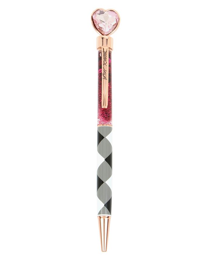 Betsey Johnson Stone Heart Topper Pen - Macy's
