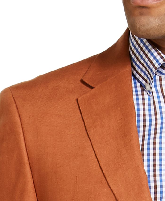 Tommy Hilfiger Men's Modern Fit Rust Suit Separate Jacket - Macy's