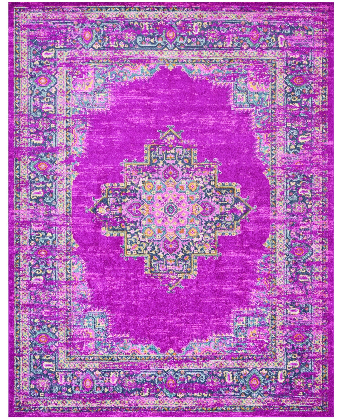 Click here for Long Street Looms Zeal ZEA03 Fuchsia 9 x 12 Area R... prices