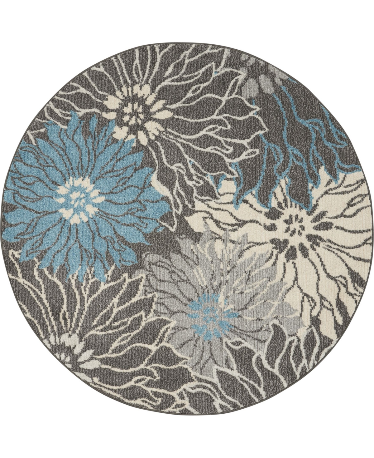 Click here for Long Street Looms Zeal ZEA17 53 Round Area Rug - C... prices