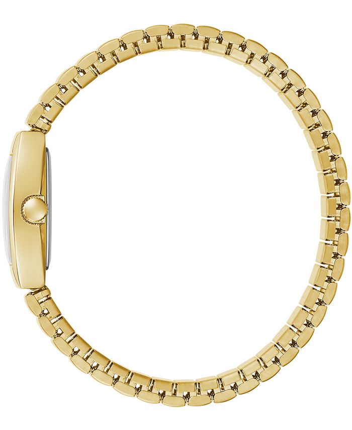 Caravelle Women's Gold-Tone Expansion Bracelet Watch 18x25mm - Macy's