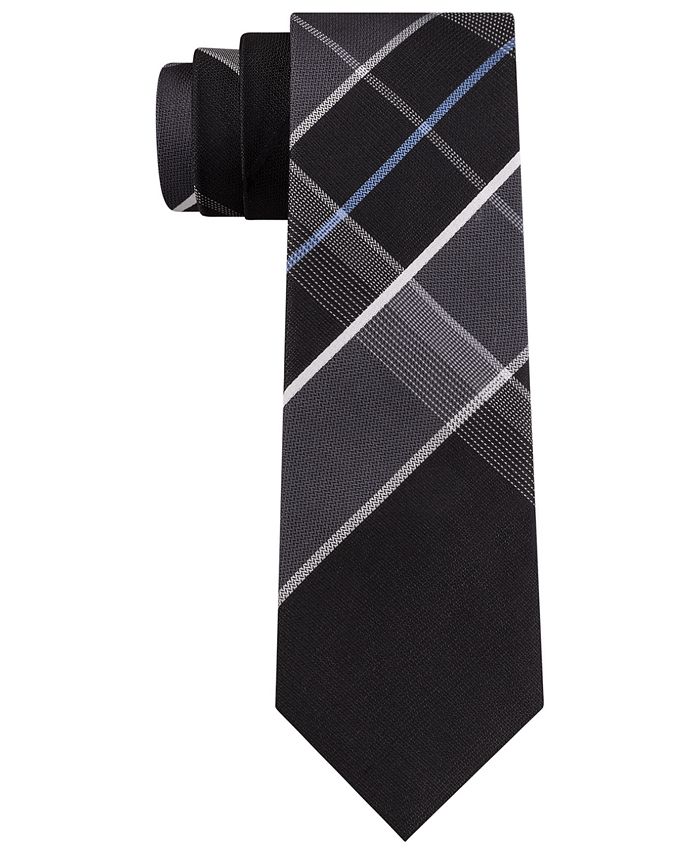 Kenneth Cole Reaction Men's Quincy Panel Plaid Tie - Macy's