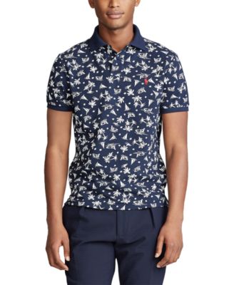 Polo Ralph Lauren Men's Classic-Fit Tropical-Print Polo Shirt - Macy's