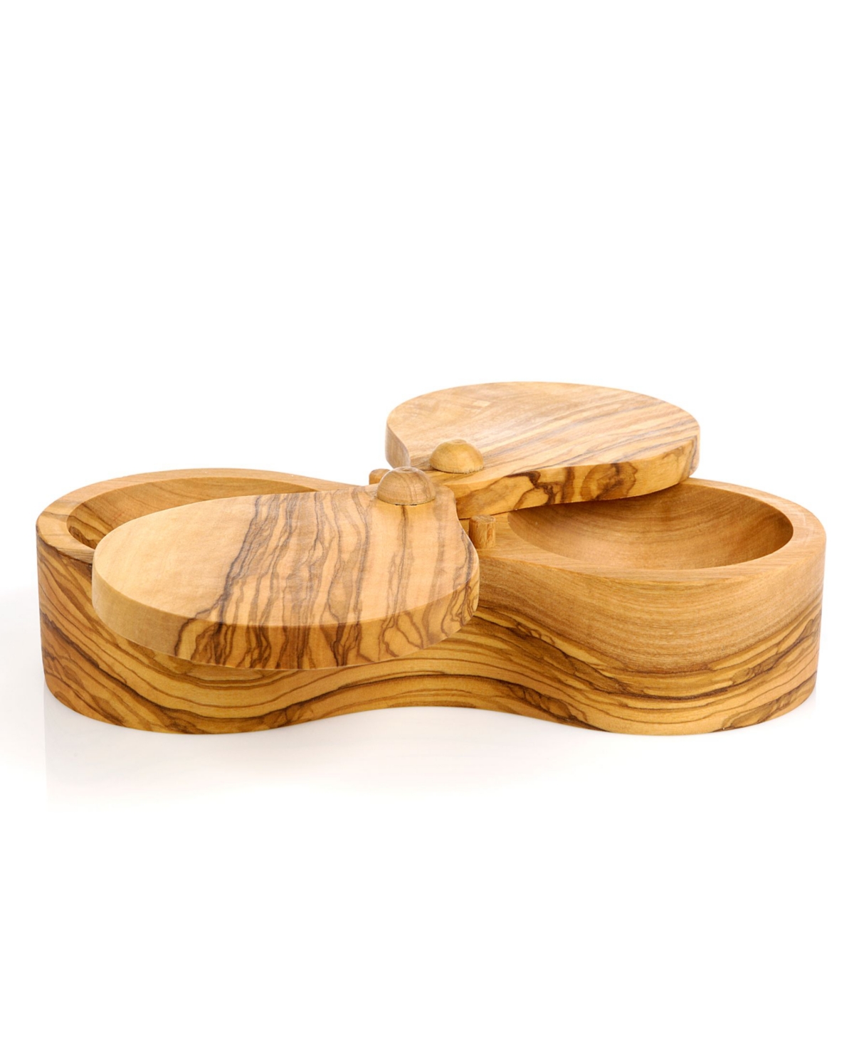 Click here for Berard Handcrafted Olive Wood Double Salt Keeper -... prices
