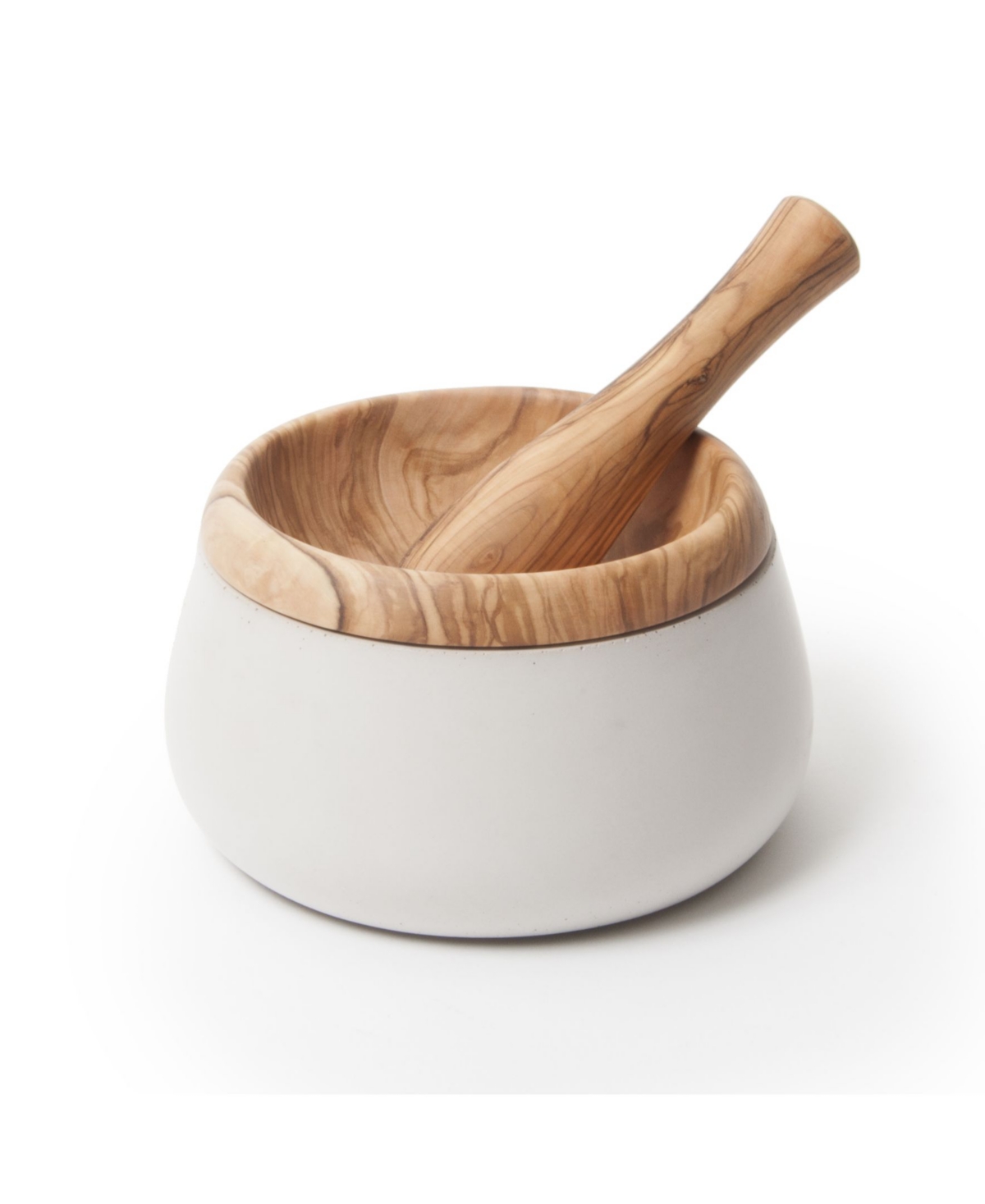 Click here for Berard Handcrafted Olive Wood Mortar - Camel White prices
