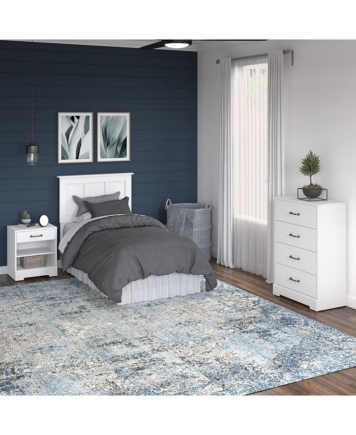 Kathy Ireland Home by Bush Furniture River Brook Twin Size Headboard ...
