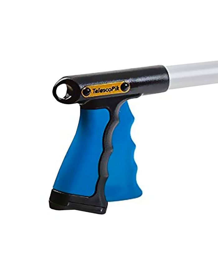 HealthSmart Adjustable Length Reacher Grabber with Rotating Jaw ...