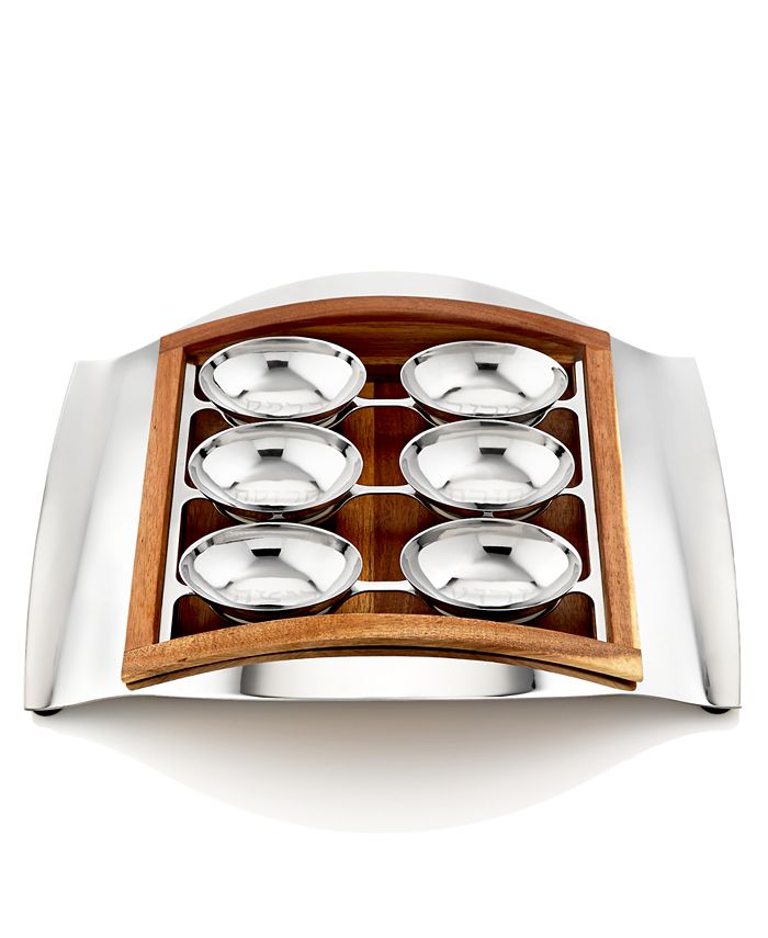 Nambé Nambe Judaica Wave Seder Plate - Macy's