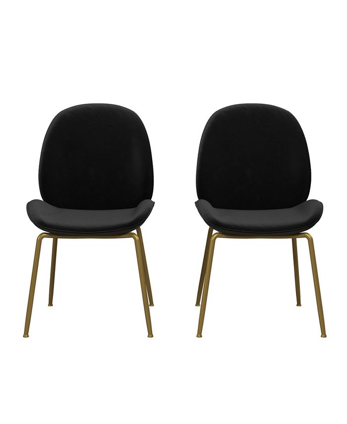 CosmoLiving By Cosmopolitan Astor Upholstered Dining Chair - Macy's