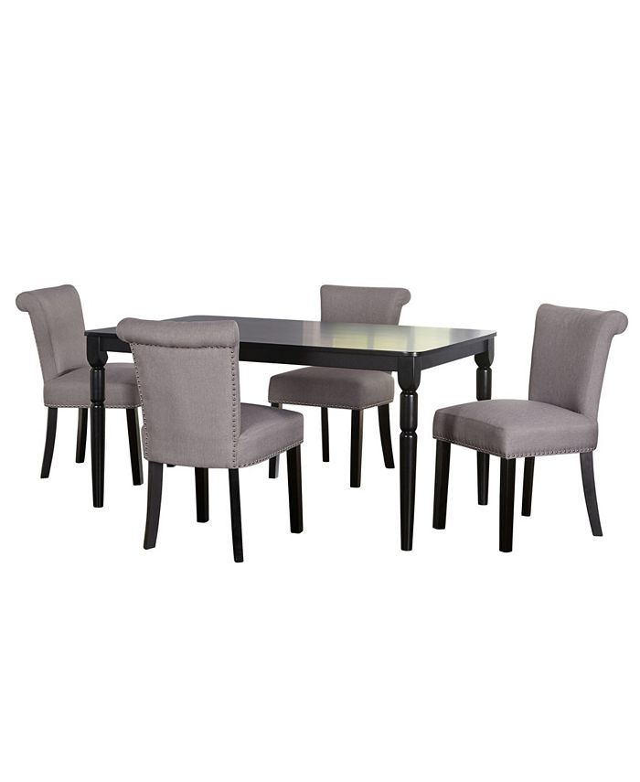 Buylateral Adeline 5 Piece Dining Set with Rectangle Table - Macy's
