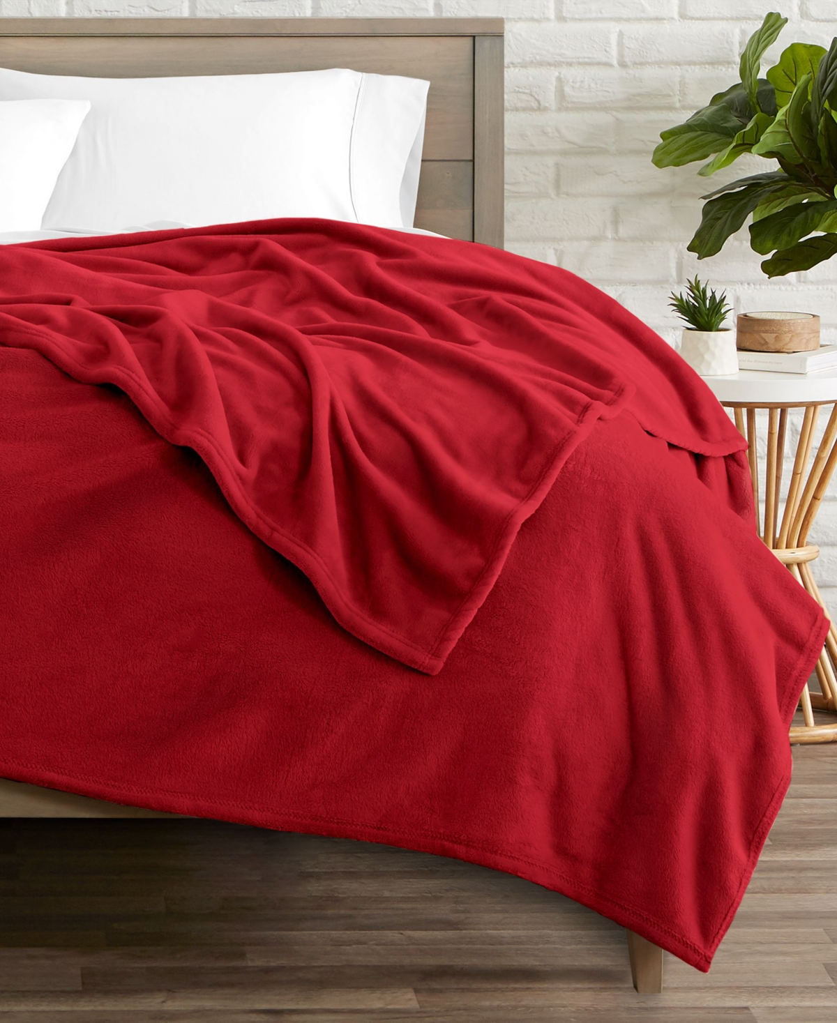 Click here for Bare Home Fleece Microplush Full/Queen Blanket - R... prices