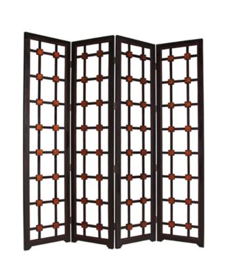 Screen Gems Double sided 4 Panel 7' x 7' Metropolitan Screen - Macy's