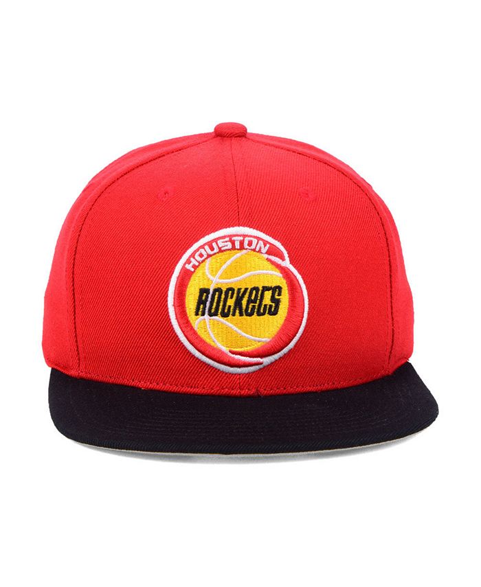 Mitchell & Ness Houston Rockets 2 Tone Classic Snapback Cap - Macy's
