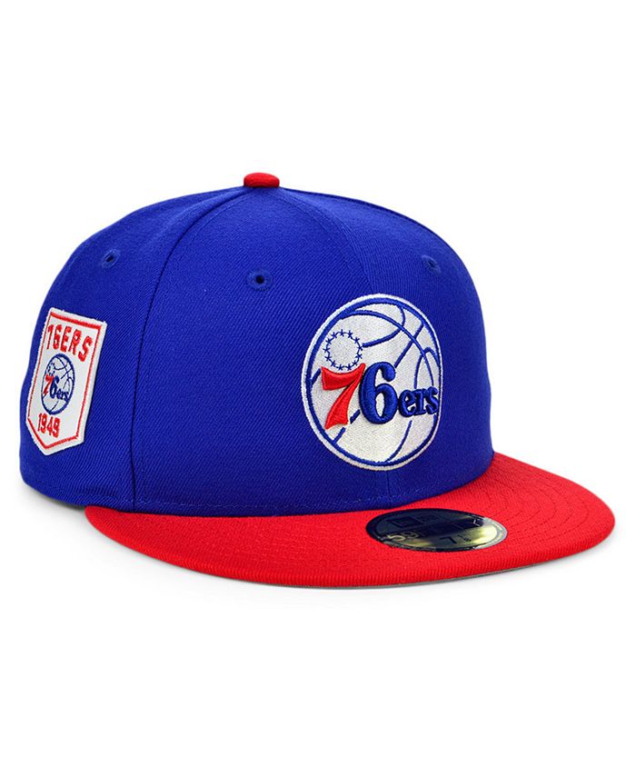 New Era Philadelphia 76ers The Pennant Patch 59FIFTY-FITTED Cap - Macy's