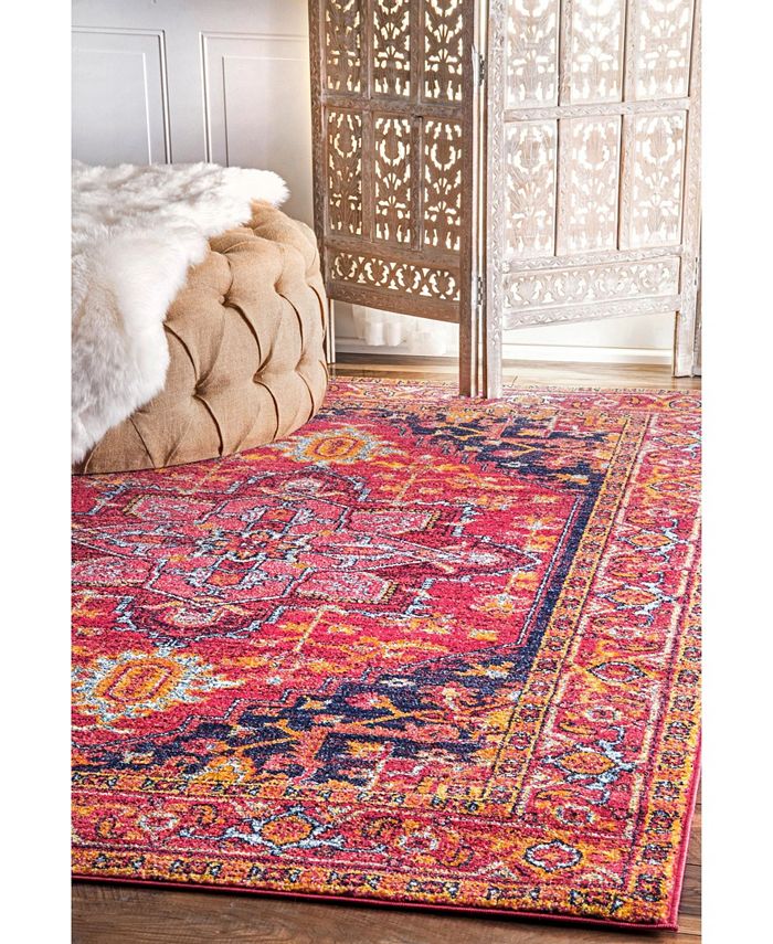 nuLoom Bodrum Fancy Persian Vonda 5' x 7'5" Area Rugs - Macy's