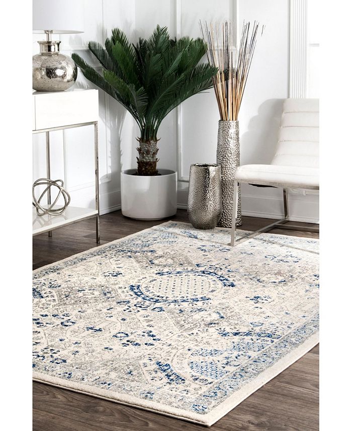 nuLoom Bodrum Vintage-Inspired Minta 6'7" x 9' Area Rug - Macy's