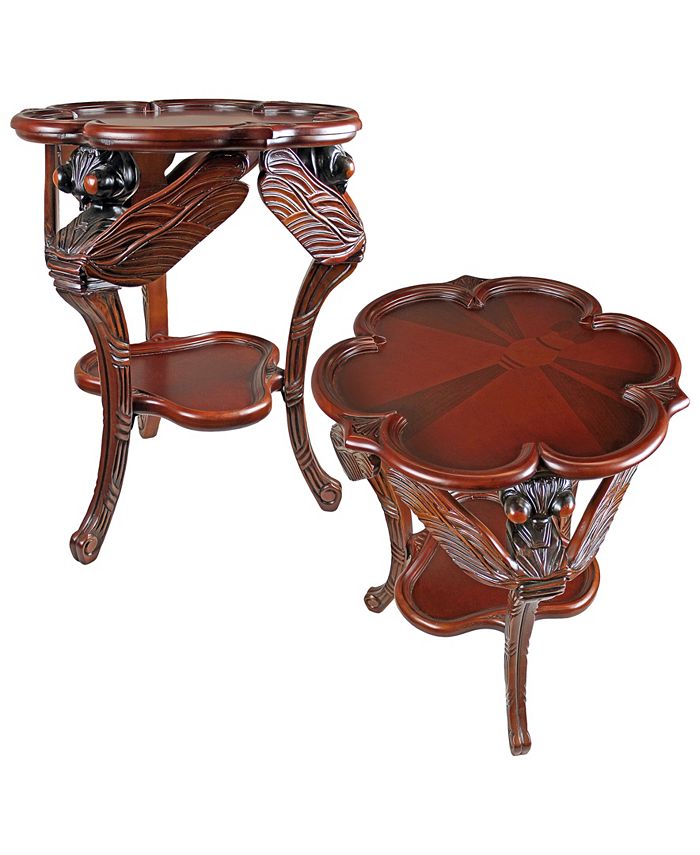 Design Toscano Traditional Dragonfly Occasional Table, Set of 2 - Macy's