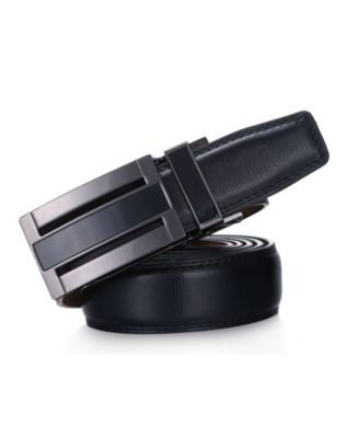Mio Marino Men's Linxx Designer Ratchet Leather Belt - Macy's