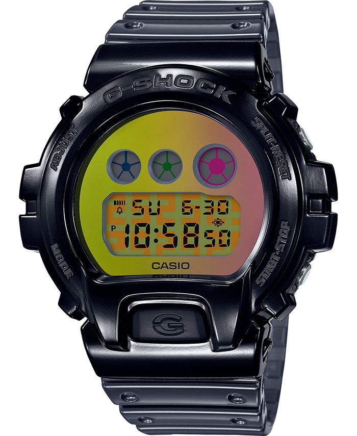 G-Shock Men's Digital 25th Anniversary Black Resin Strap Watch 50mm ...