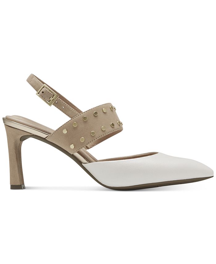 Rockport Women's Total Motion Sheehan Studded-Strap Pumps - Macy's