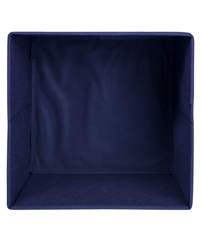 Design Imports Non-woven Polypropylene Cube Solid Square Set of 4 - Macy's