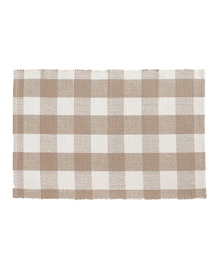 Elrene Farmhouse Buffalo Check 20" x 36” Kitchen Mat - Macy's