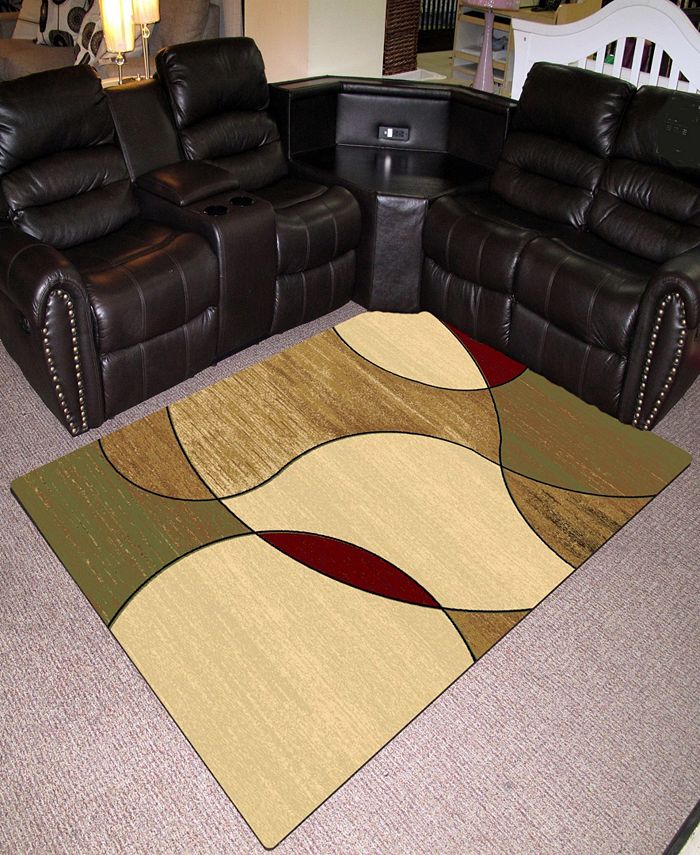 LA Rug Melange 123-00 24" x 48" Area Rug - Macy's