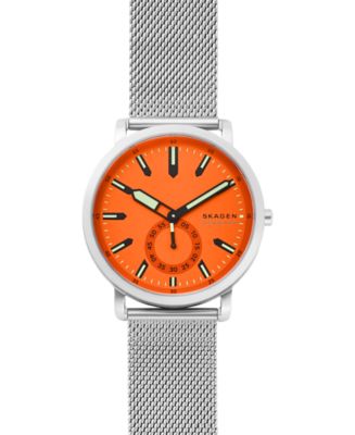 Skagen Men's Colden Stainless Steel Mesh Bracelet Watch 40mm - Macy's