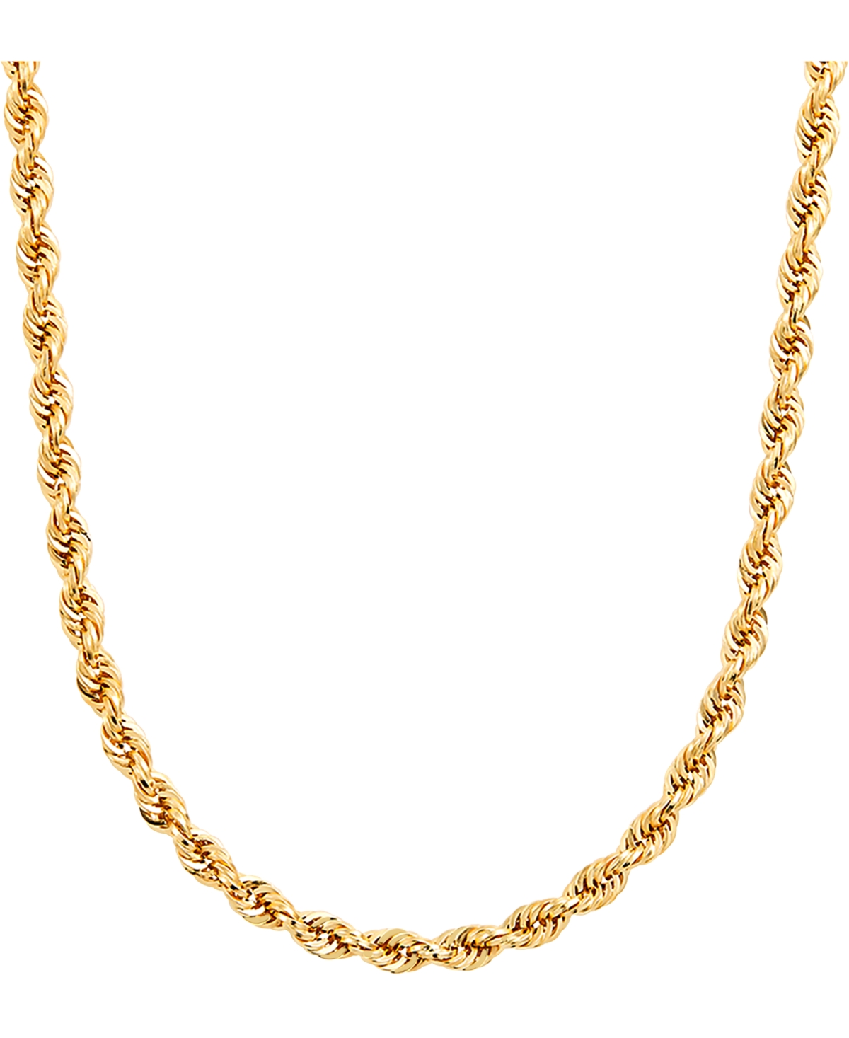 Click here for Mens Glitter Rope 24 Chain Necklace (4.5mm) in 14k... prices