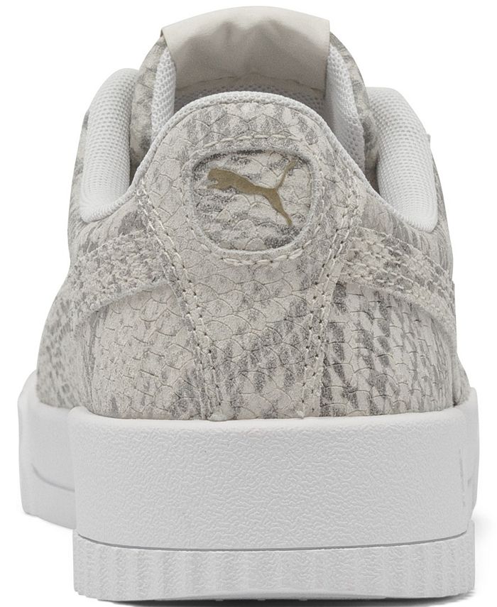 Puma Women's Carina Snake Lux Casual Sneakers from Finish Line - Macy's