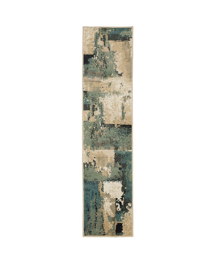 JHB Design Zeena ZEE08 Beige 1'10" x 7'6" Runner Rug - Macy's