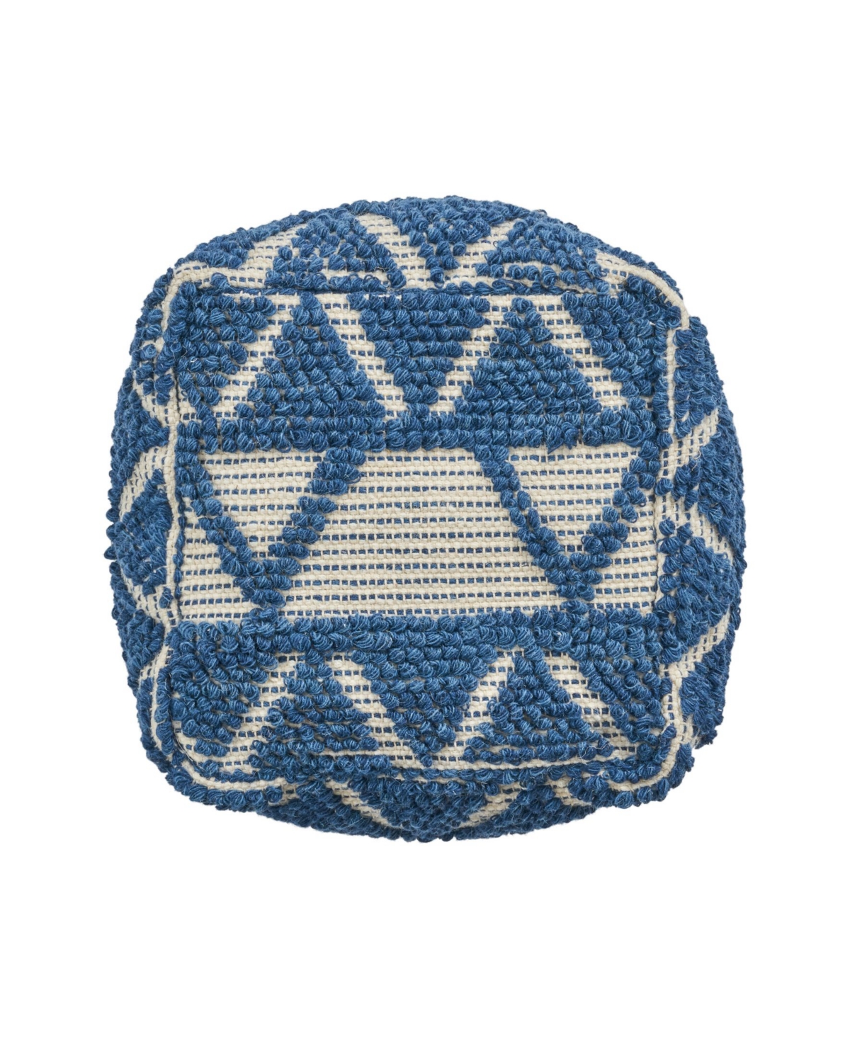 Click here for Noble House Azelea Boho Ottoman Pouf - Blue prices