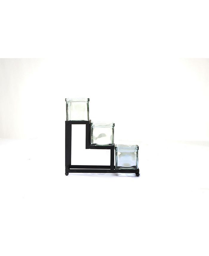 Mind Reader 3 Compartment Tiered Condiment Server Jar Stand - Macy's