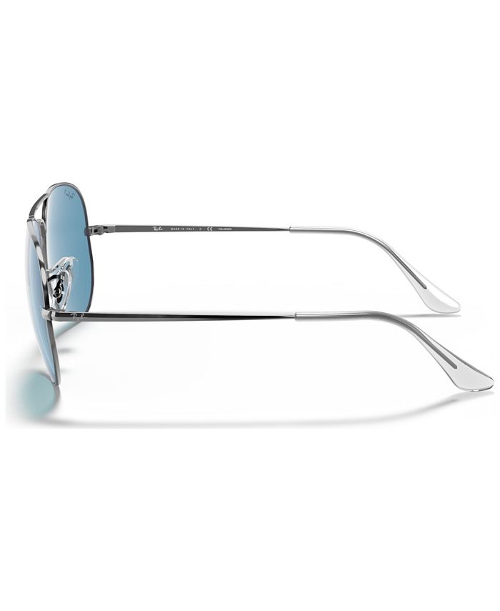 Ray-Ban Polarized Aviator Metal II Sunglasses, RB3689 - Macy's