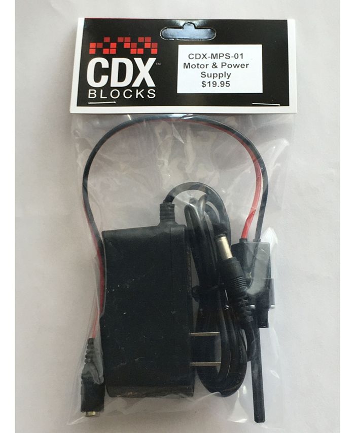 CDX BLOCKS Brick Construction Roller Coaster Motor and Power Supply ...