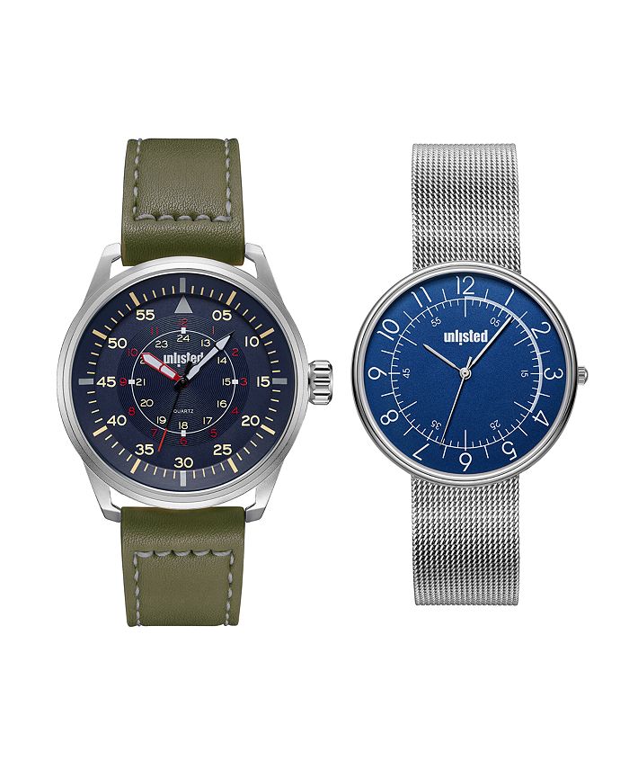 Unlisted Kenneth Cole Classic Watch Set, 44MM - Macy's