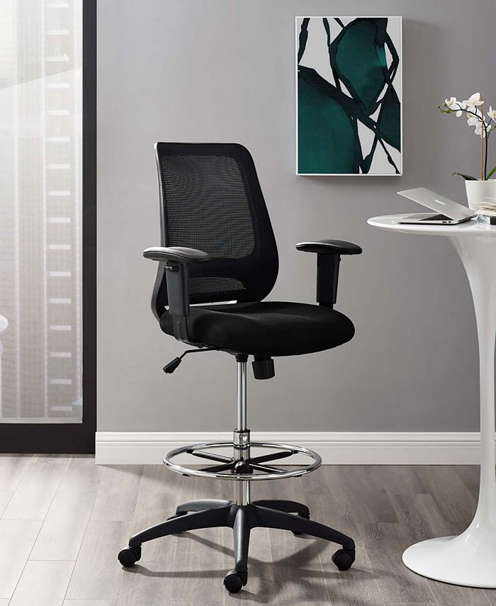 Modway Forge Mesh Drafting Chair - Macy's