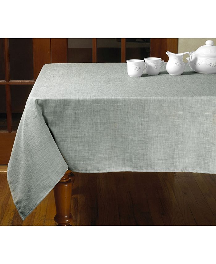 Violet Table Linens Solid Pattern Tablecloth - Macy's