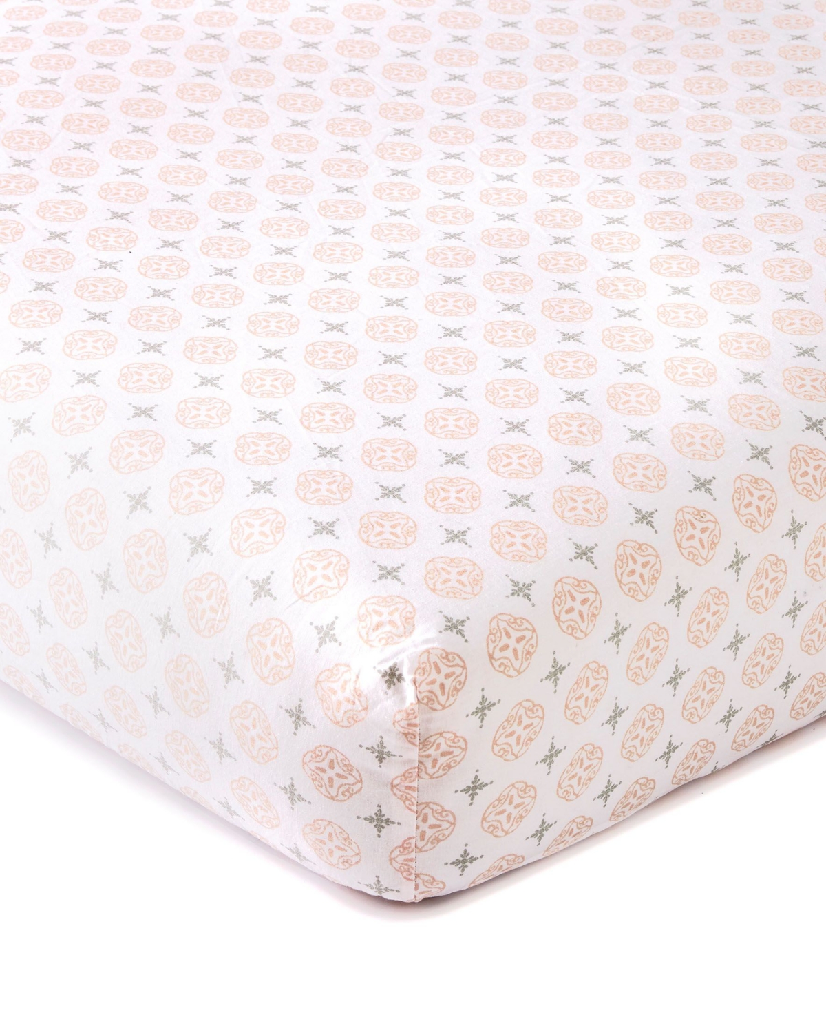 Click here for Levtex Baby Skylar Coin Medallion Crib Sheet - Blu... prices