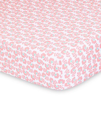 The Peanutshell PSP Sheets Pink and Gold Butterfly/Pink Ditsy Floral, 2 ...