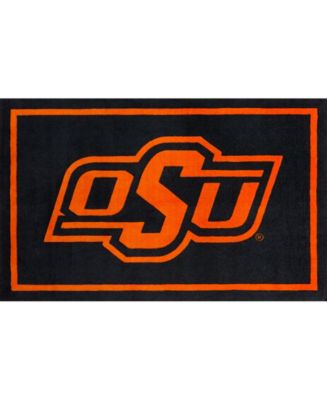 Luxury Sports Rugs Oklahoma State Colos Black 5' x 7'6" Area Rug - Macy's