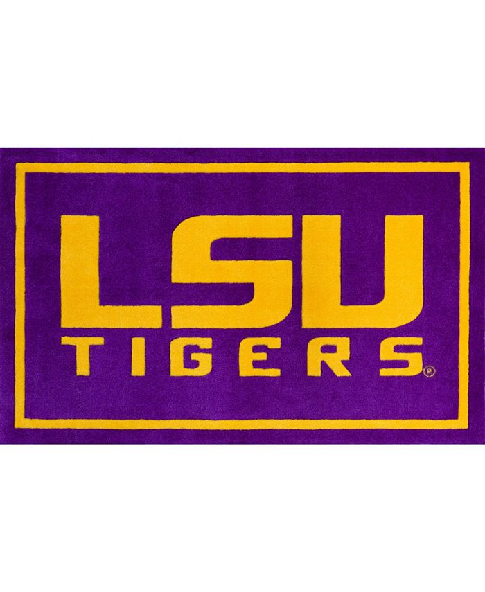 Luxury Sports Rugs Lsu Colls Purple 3'2" x 5'1" Area Rug - Macy's