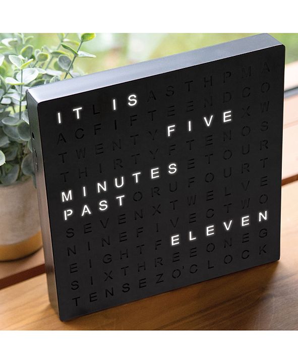 Sharper Image Table Top LED Word Clock & Reviews - Home - Macy's