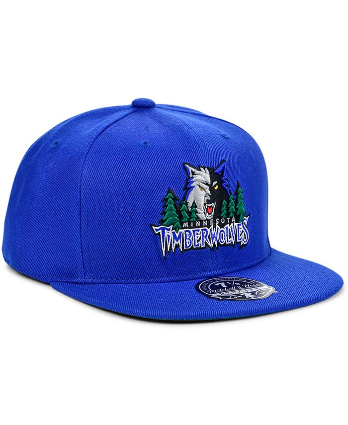 Mitchell & Ness Minnesota Timberwolves Team Ground Fitted Cap - Macy's